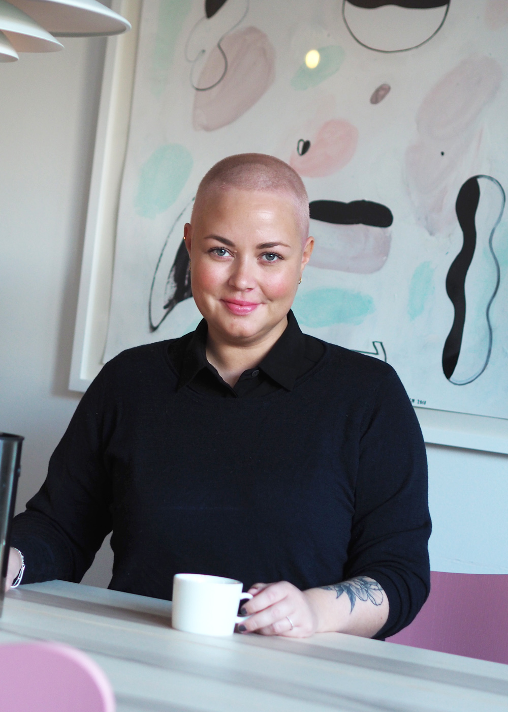 Rosa hår og kunst - Julies Matblogg